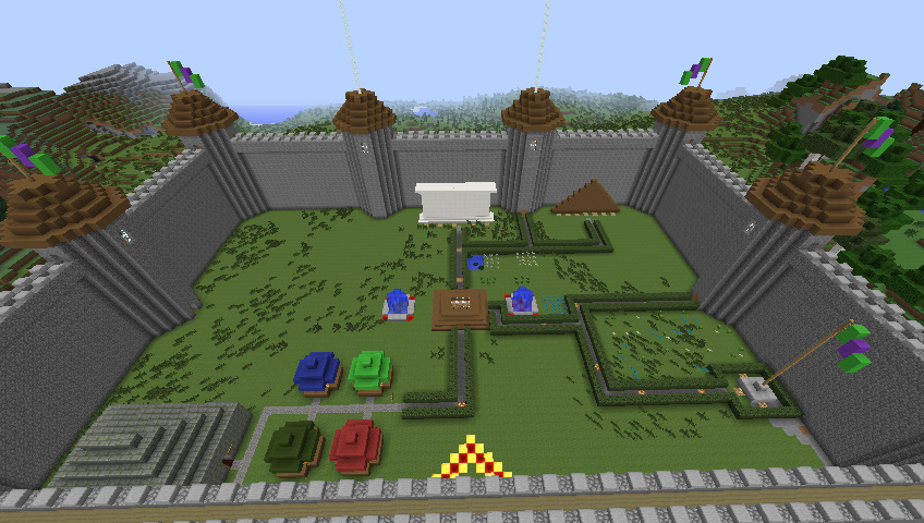 castle spawn Minecraft Map