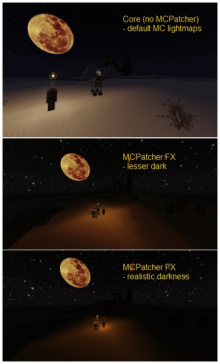 Lightmaps FX AddOns [HUB] Minecraft Texture Pack