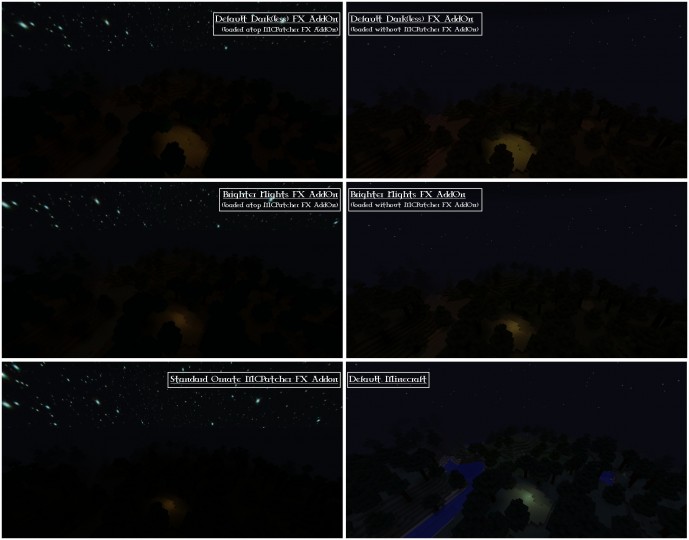 Lightmaps FX AddOns [HUB] Minecraft Texture Pack