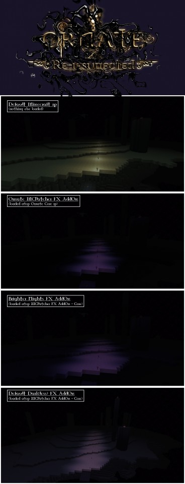 Lightmaps FX AddOns [HUB] Minecraft Texture Pack