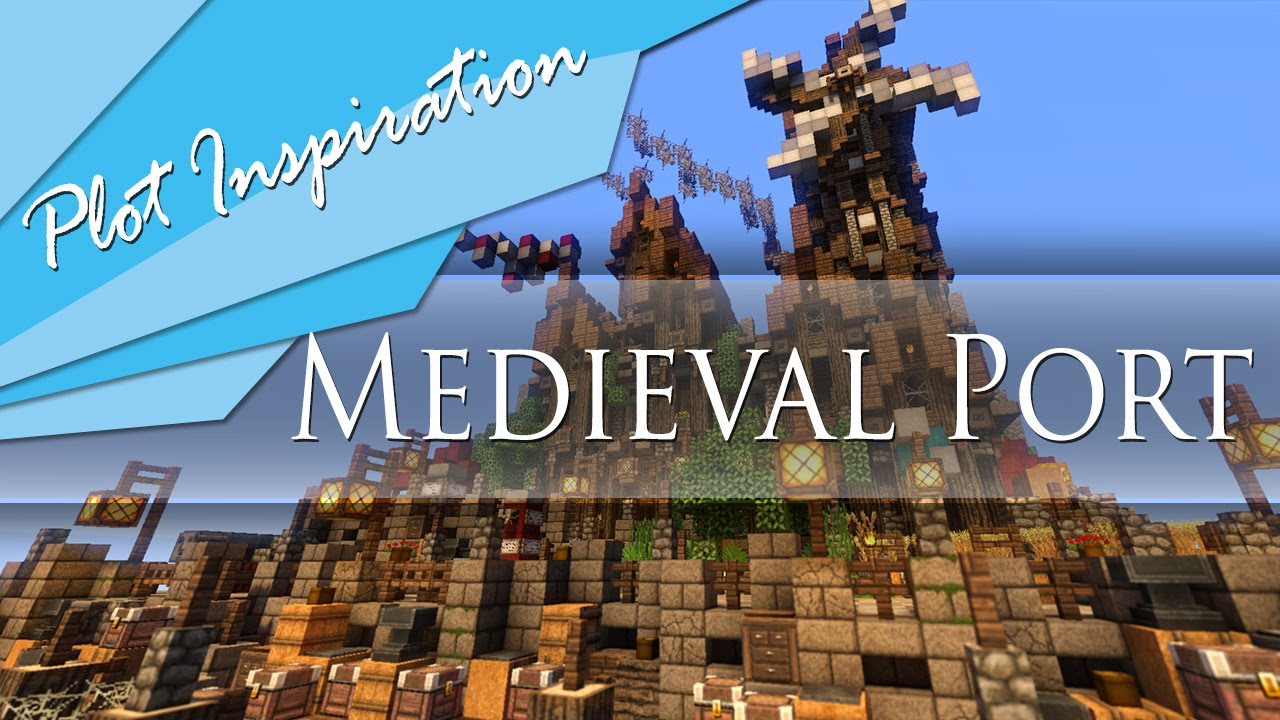 Medieval Port Town || Vadact Small Plot Minecraft Map