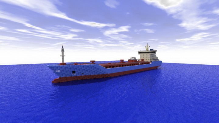 Maersk Nuuk [1:1 Scale] [Oil Tanker] Minecraft Map