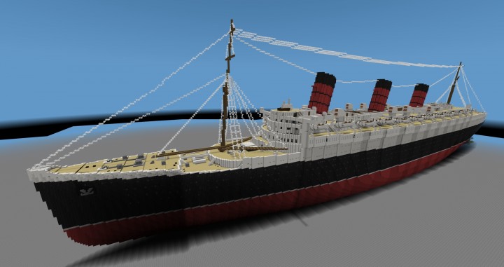 RMS Queen Mary 2:1 Minecraft Map