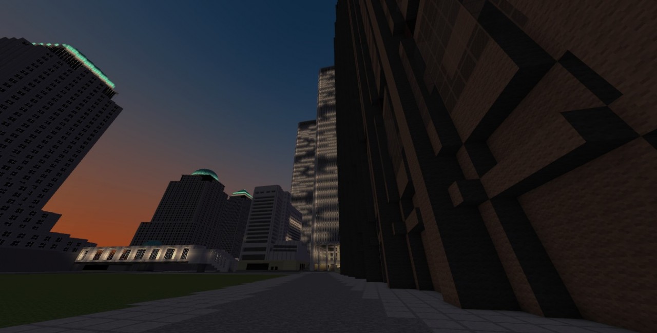 World Trade Center (Twin Towers) 1:2 Minecraft Minecraft Map