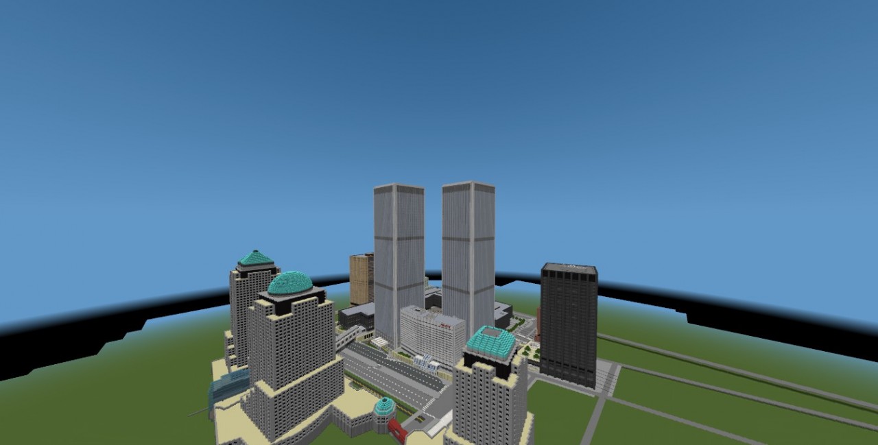 World Trade Center (Twin Towers) 1:2 Minecraft Minecraft Map
