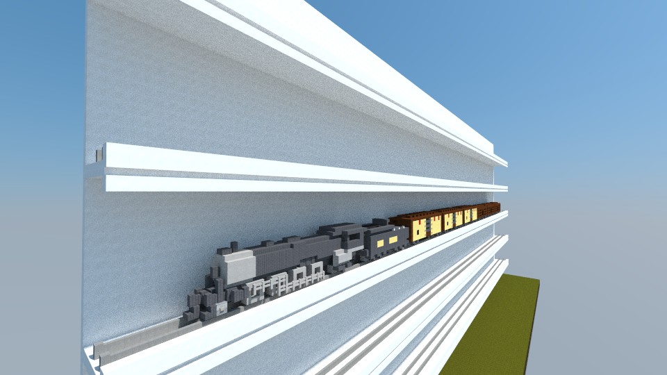 [Minecraft Vehicles] small freight train Minecraft Map