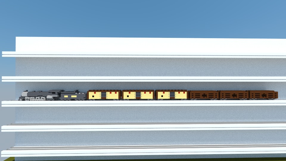 [Minecraft Vehicles] small freight train Minecraft Map