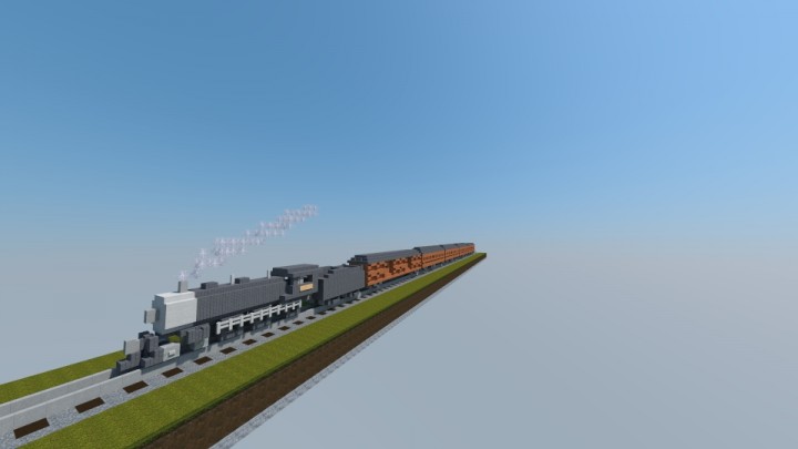 [Minecraft Vehicles] Steam Passenger train Minecraft Map