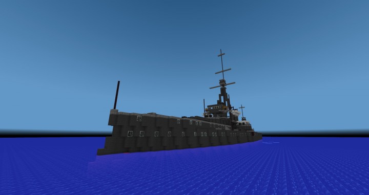 HMS Dreadnought 1:1 Minecraft Map