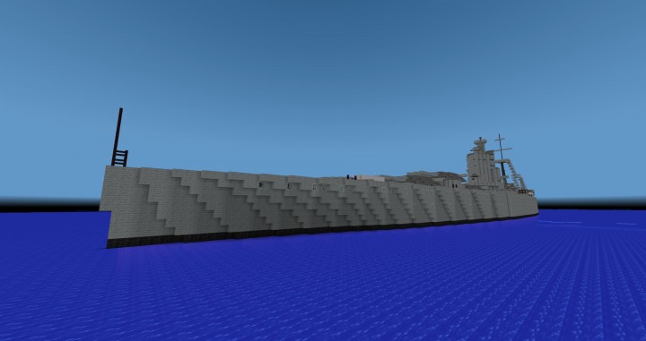 HMS Rodney 1:1 Minecraft Map