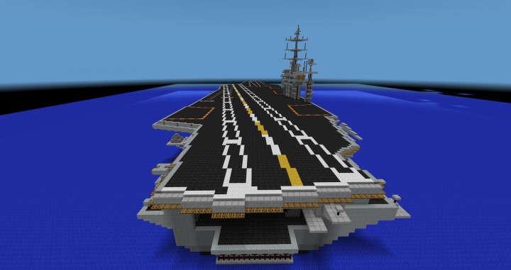 USS Nimitz (CVN-68) 1:1 Minecraft Map