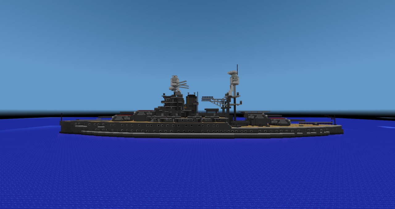 USS Arizona (BB-39) 1:1 Minecraft Map