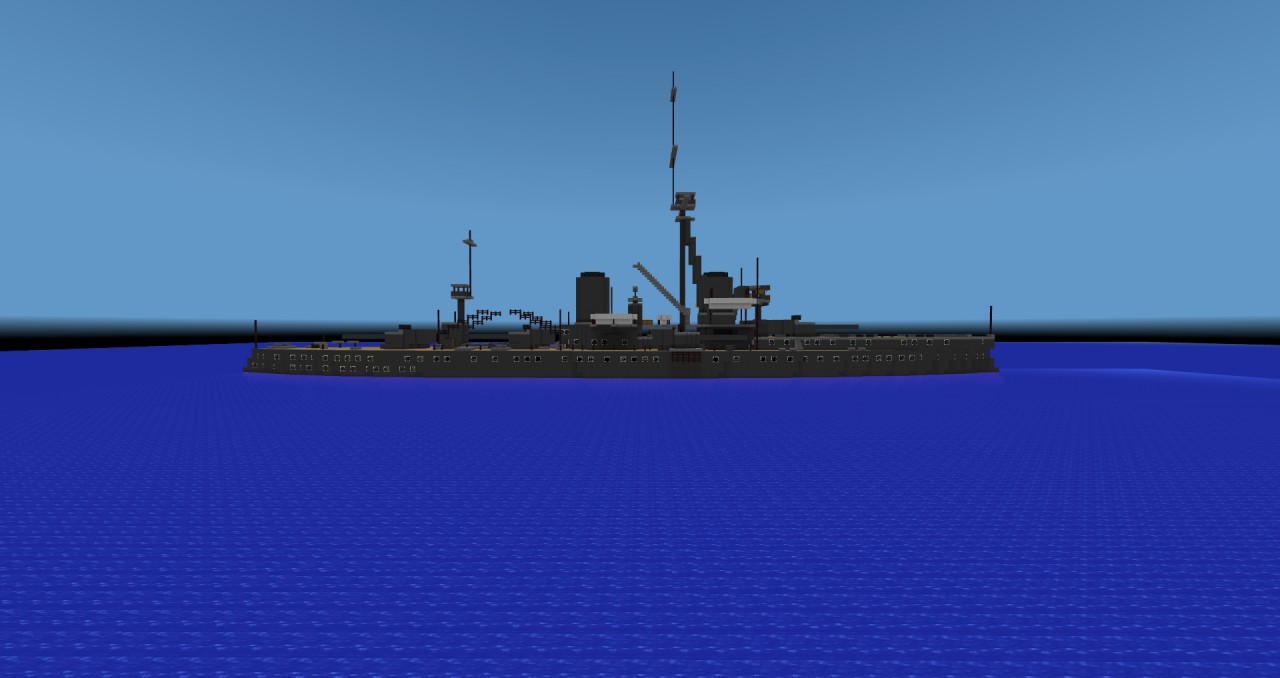 HMS Dreadnought 1:1 Minecraft Map