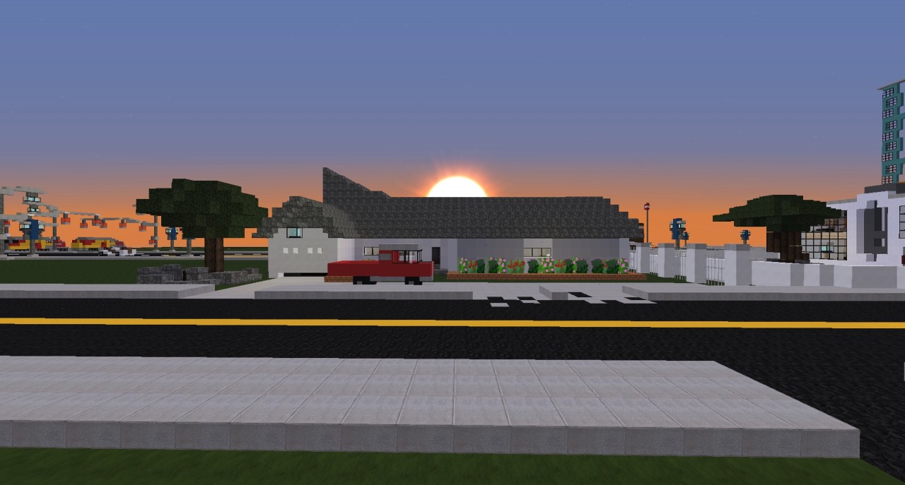 Port Ray Builds | Suburban House II Minecraft Map