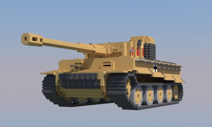 Tiger tank Minecraft Project