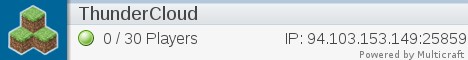 ThunderClouds Minecraft Server