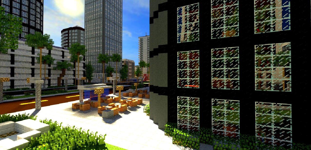LOS ANGELCRAFT (Huge City inspired by Los Angeles) Minecraft Map