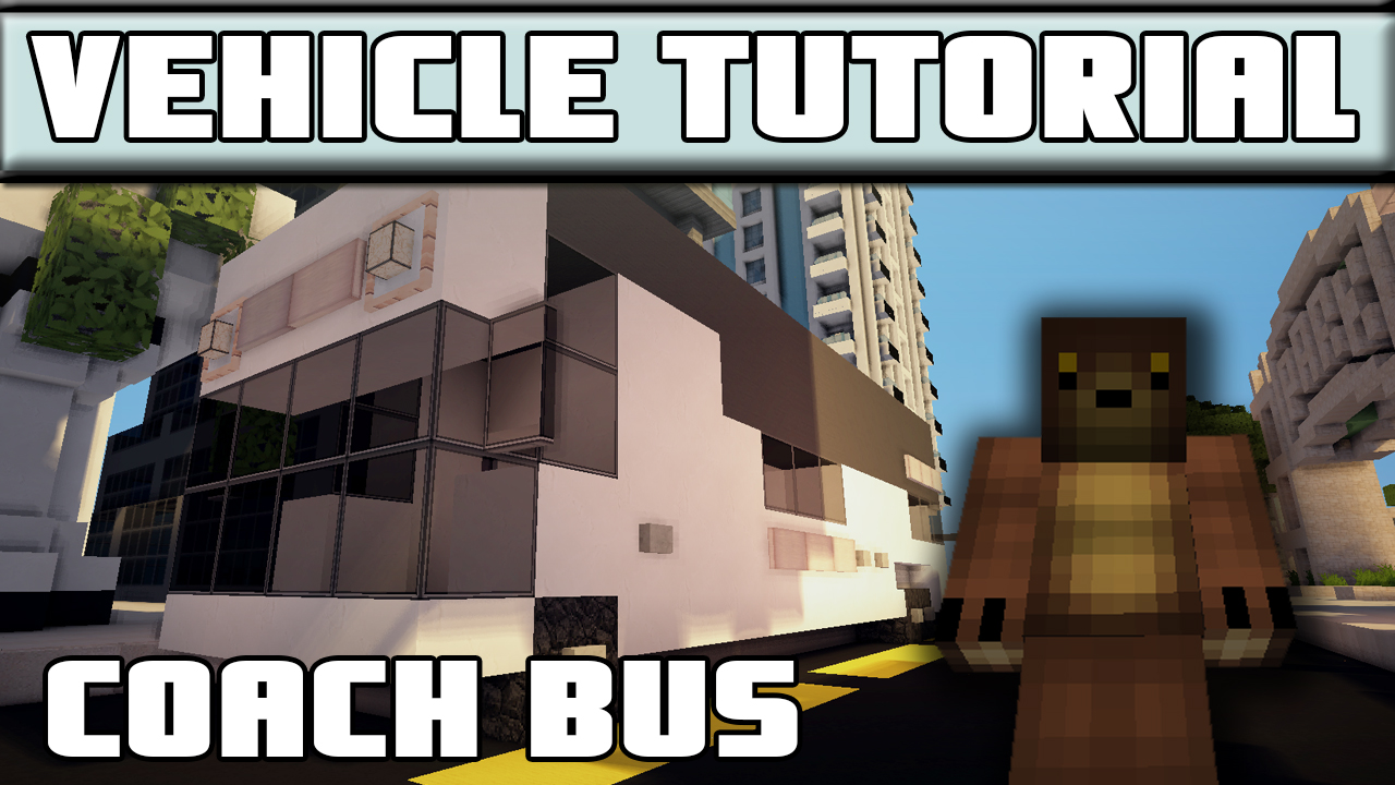 Minecraft: Coach Bus Minecraft Map