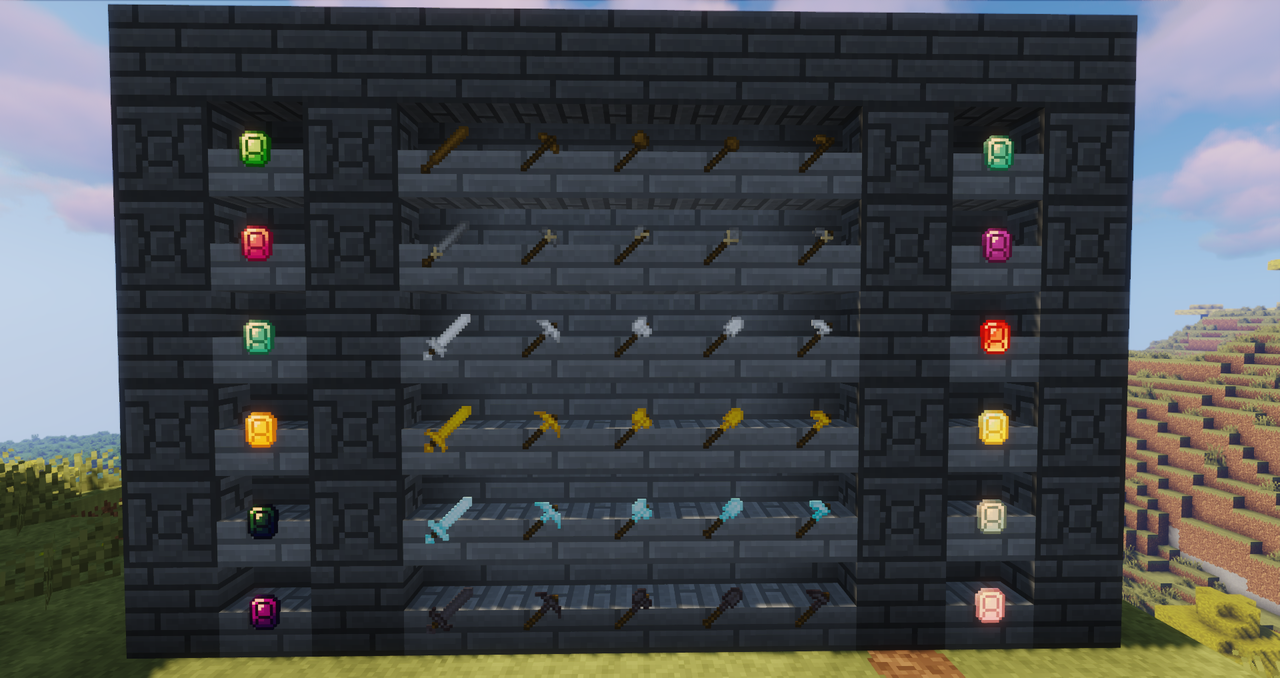 Bejeweled | 16x16 | Minecraft Texture Pack