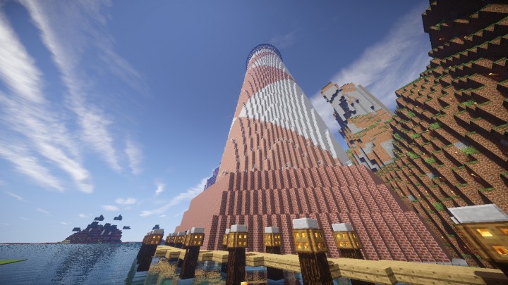 Survival Lighthouse Build Minecraft Map