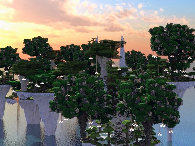 Clifftop Village Minecraft Map