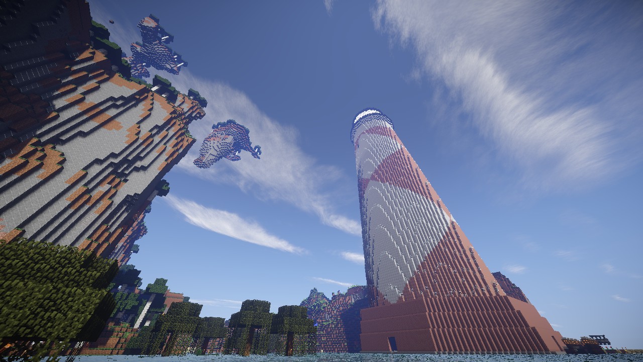 Survival Lighthouse Build Minecraft Map
