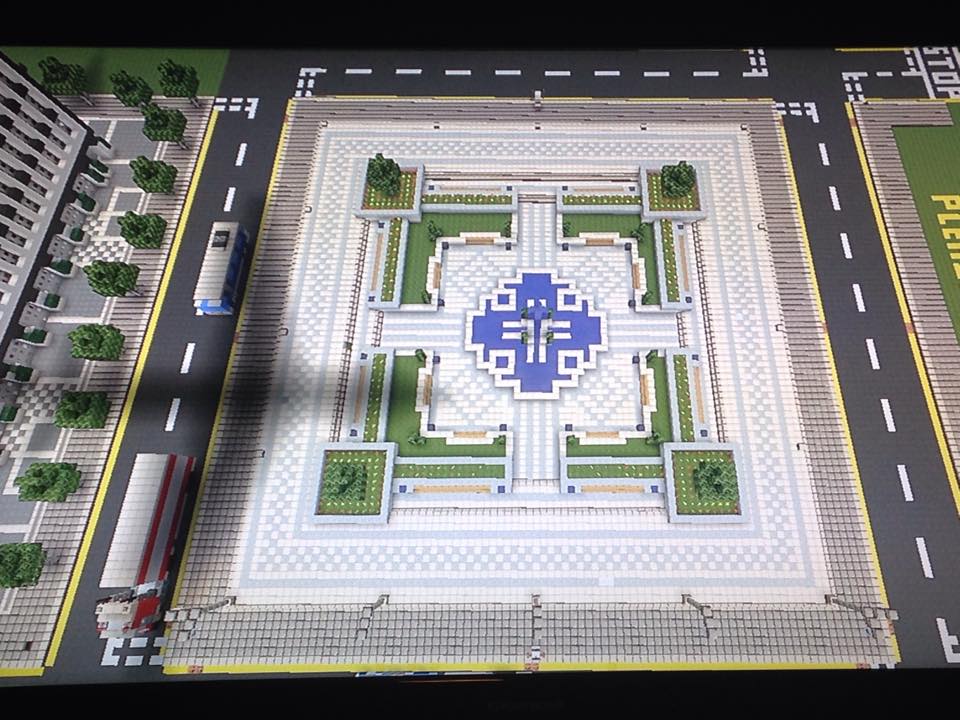 City Square/Plaza Minecraft Map