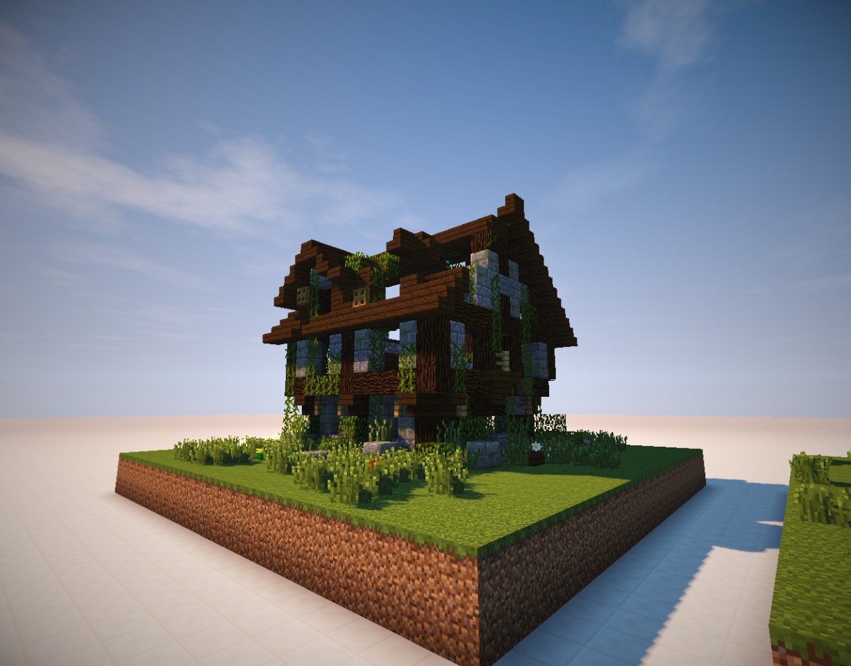 Medieval village building ruins Minecraft Map