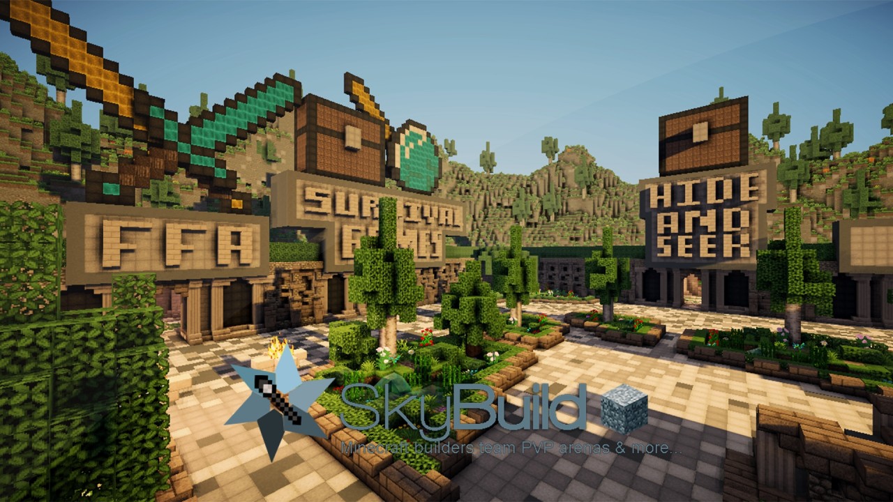 [Comission] Thetrackmc - Hub (Inspired in HiveMC) Minecraft Map