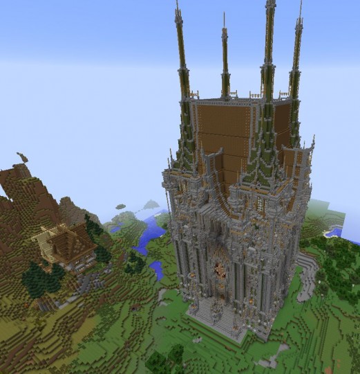 Fantasy Something Medieval Fun Tower Minecraft Map