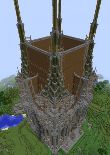 Fantasy Something Medieval Fun Tower Minecraft Map