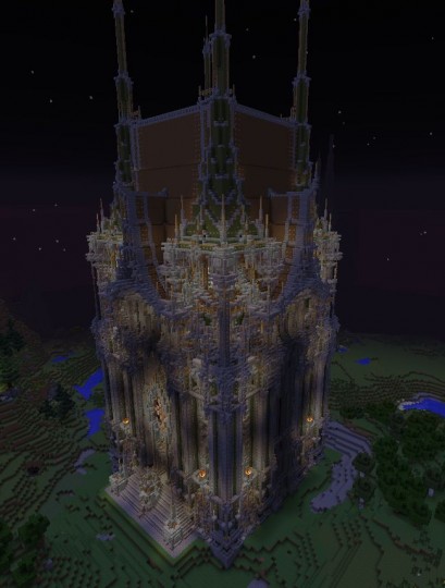 Fantasy Something Medieval Fun Tower Minecraft Map