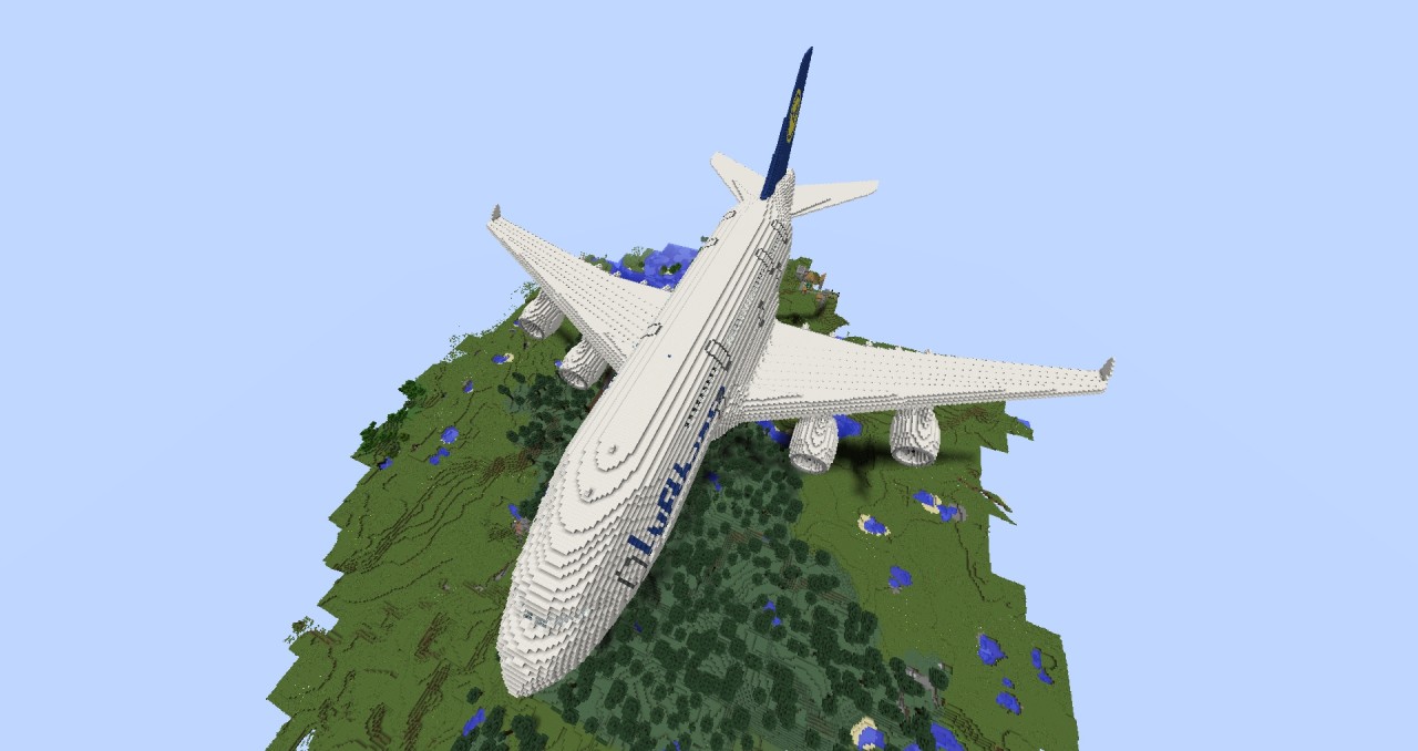 Airbus A380 By AwesomeJLK Minecraft Map