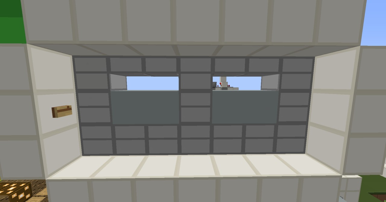 garage door 7x3 Minecraft Map