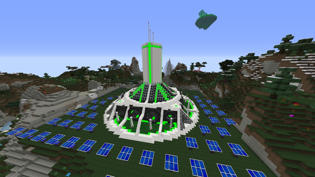 Minecraft Mods: buildPAK: Green Power Plant! Minecraft Map