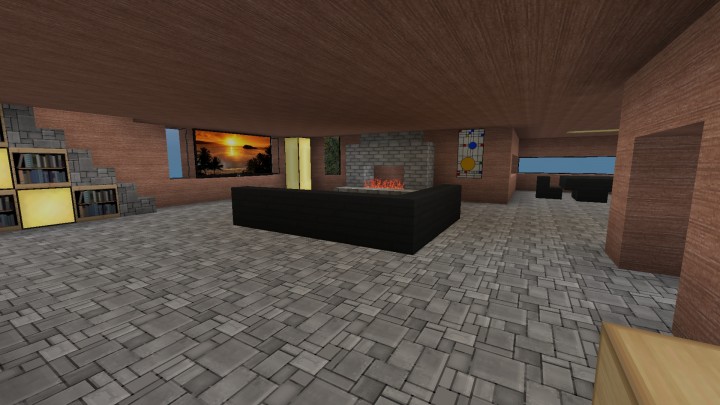 Asymmetrical Modern Minecraft Map