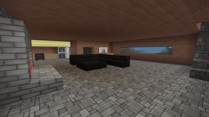 Asymmetrical Modern Minecraft Map