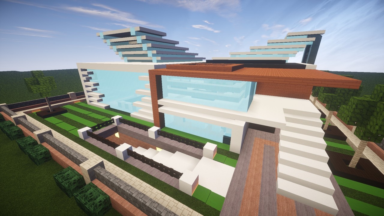 Modern House (Party House) Minecraft Map