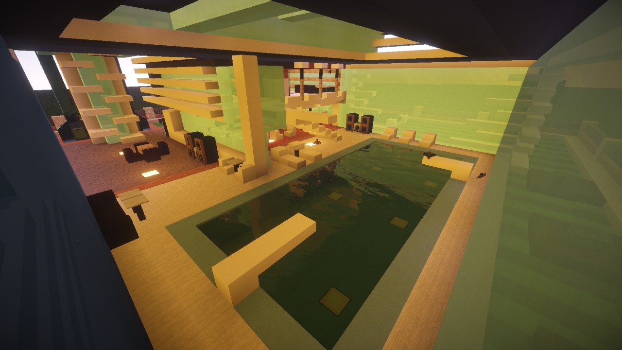 Modern House (Party House) Minecraft Map