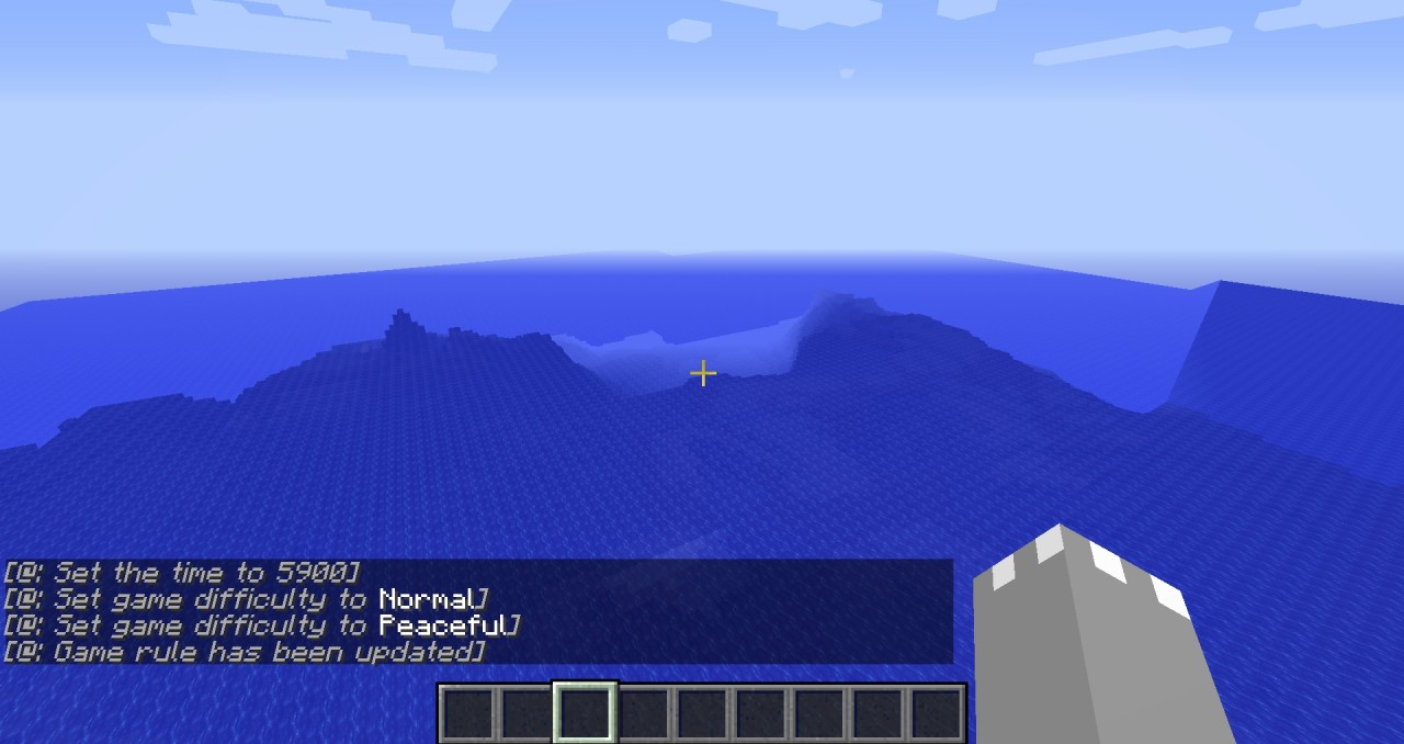 Lucky block island [White Lucky blocks] Minecraft Map