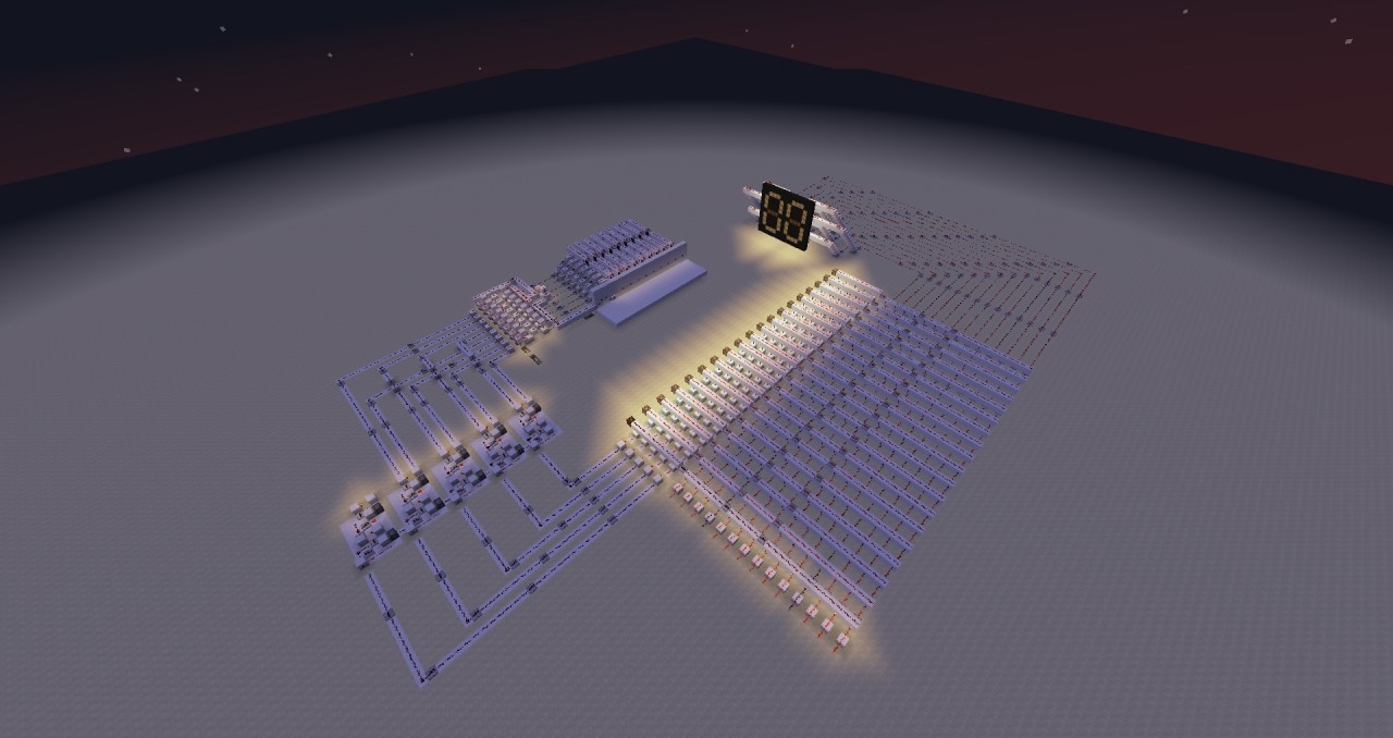 Redstone Calculator - Addition Minecraft Map