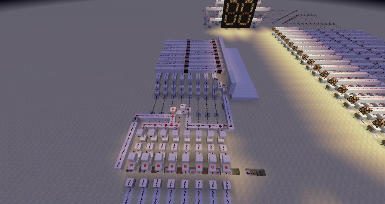 Redstone Calculator - Addition Minecraft Map