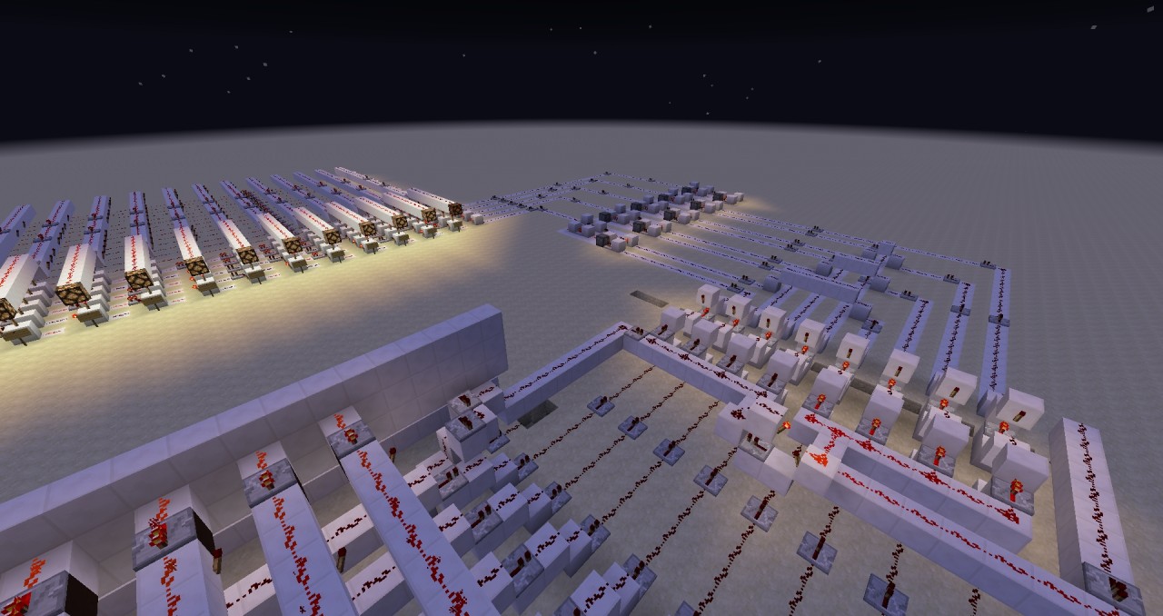 Redstone Calculator - Addition Minecraft Map