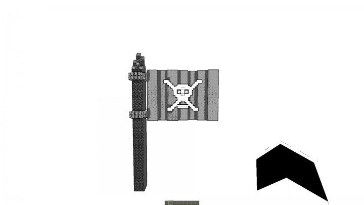 3D Pirate Flag Minecraft Map