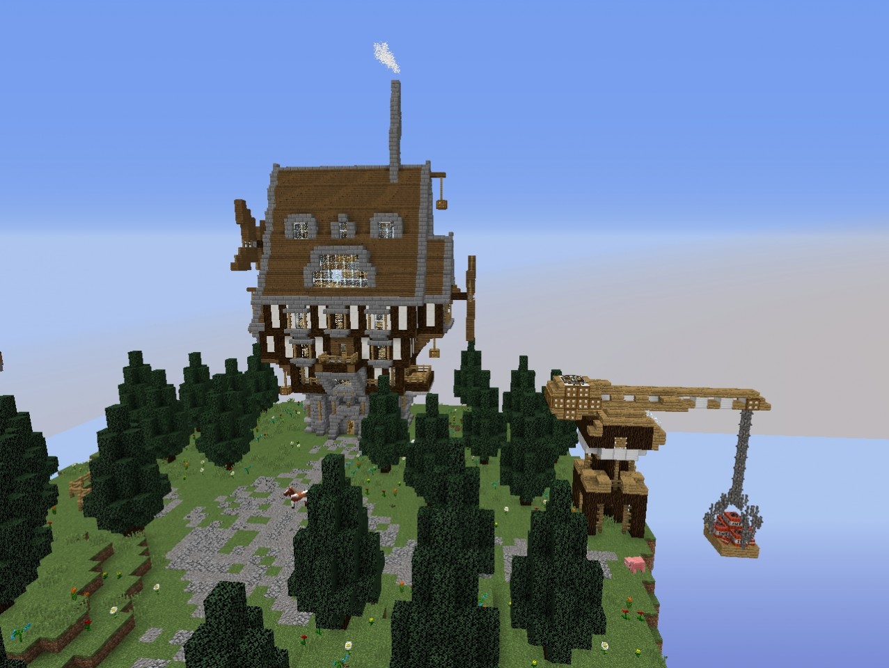 Steampunk spawn Minecraft Map