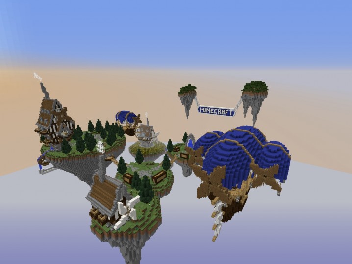 Steampunk spawn Minecraft Map