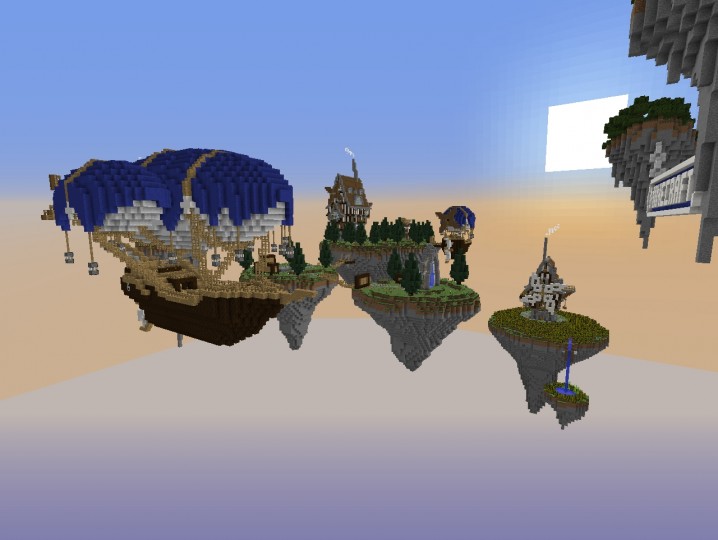 Steampunk spawn Minecraft Map