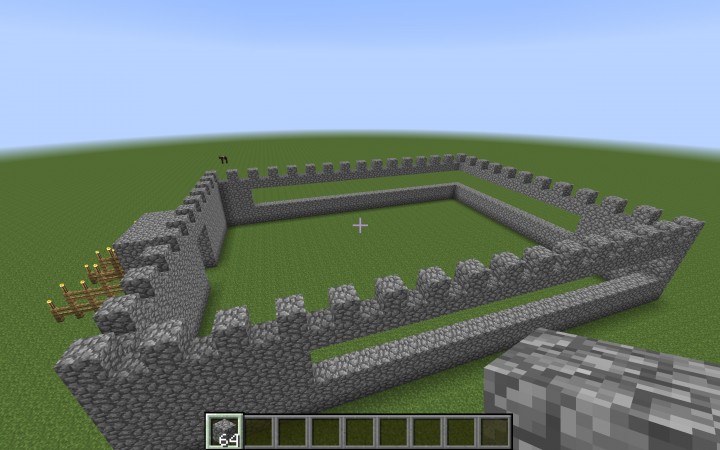 Cobble Wood Castle Minecraft Project