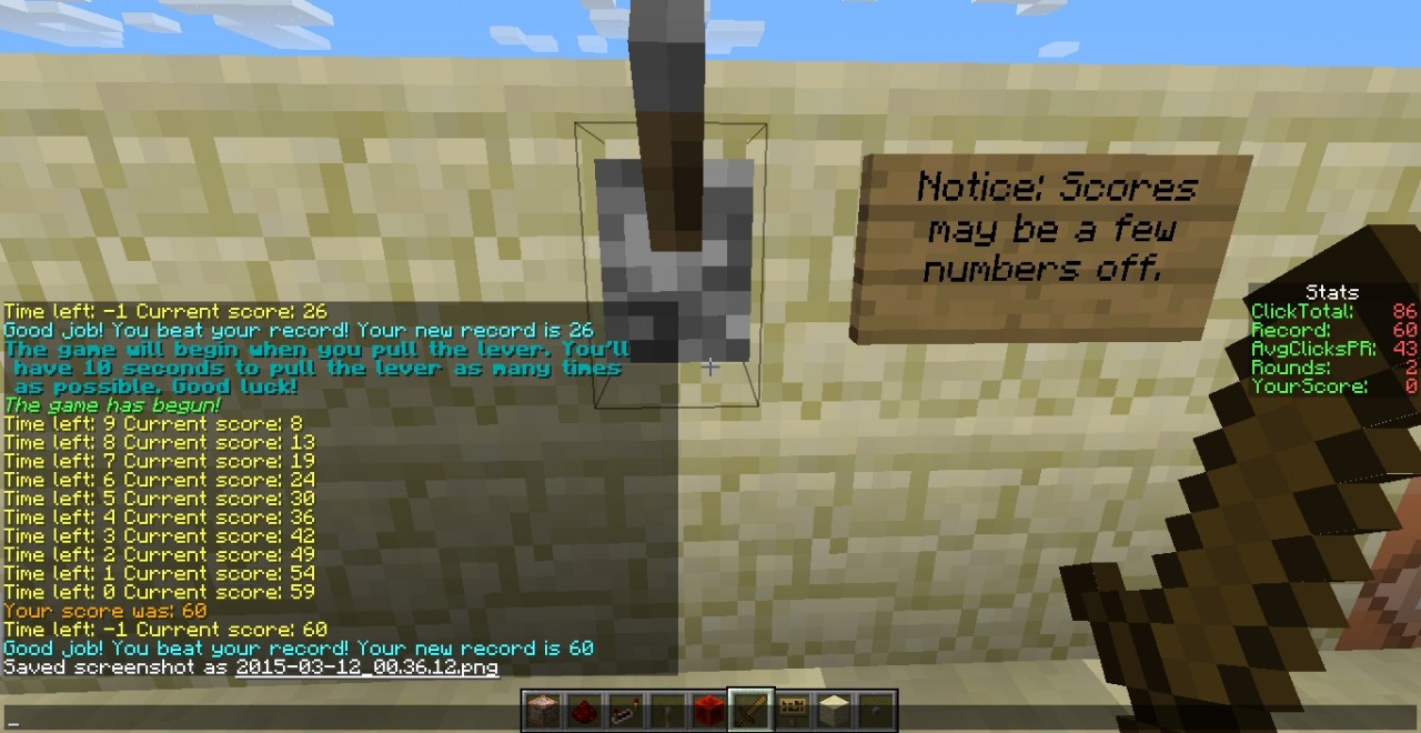 Rapid Click Minecraft Map