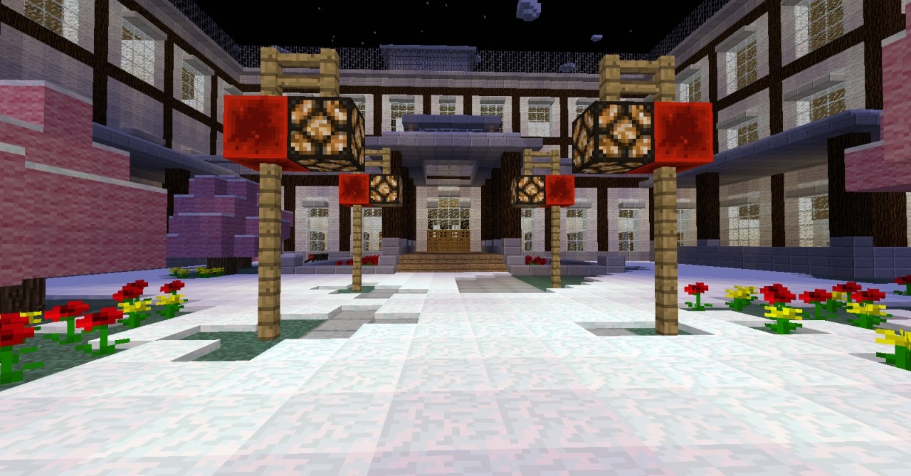 Japanese Highschool with Cherry Blossoms and the SOS Brigade Clubroom ...